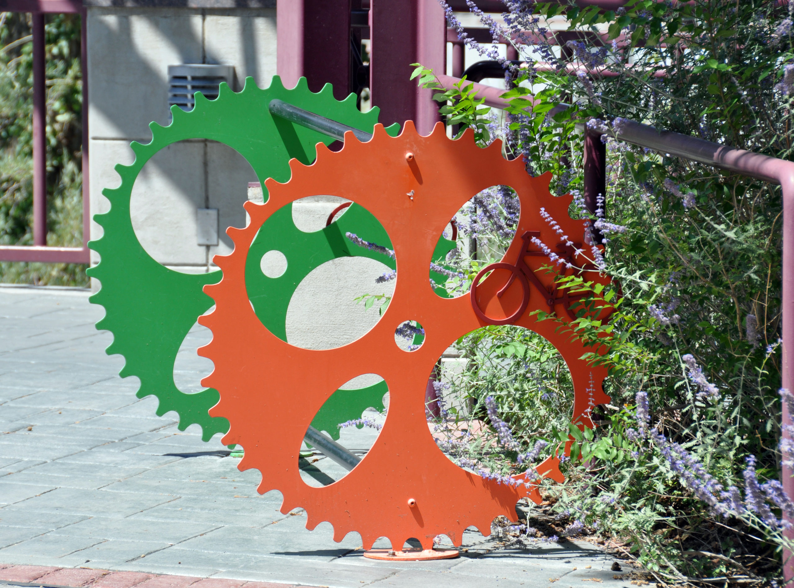 Cog Bike Rack - The Riverwalk District